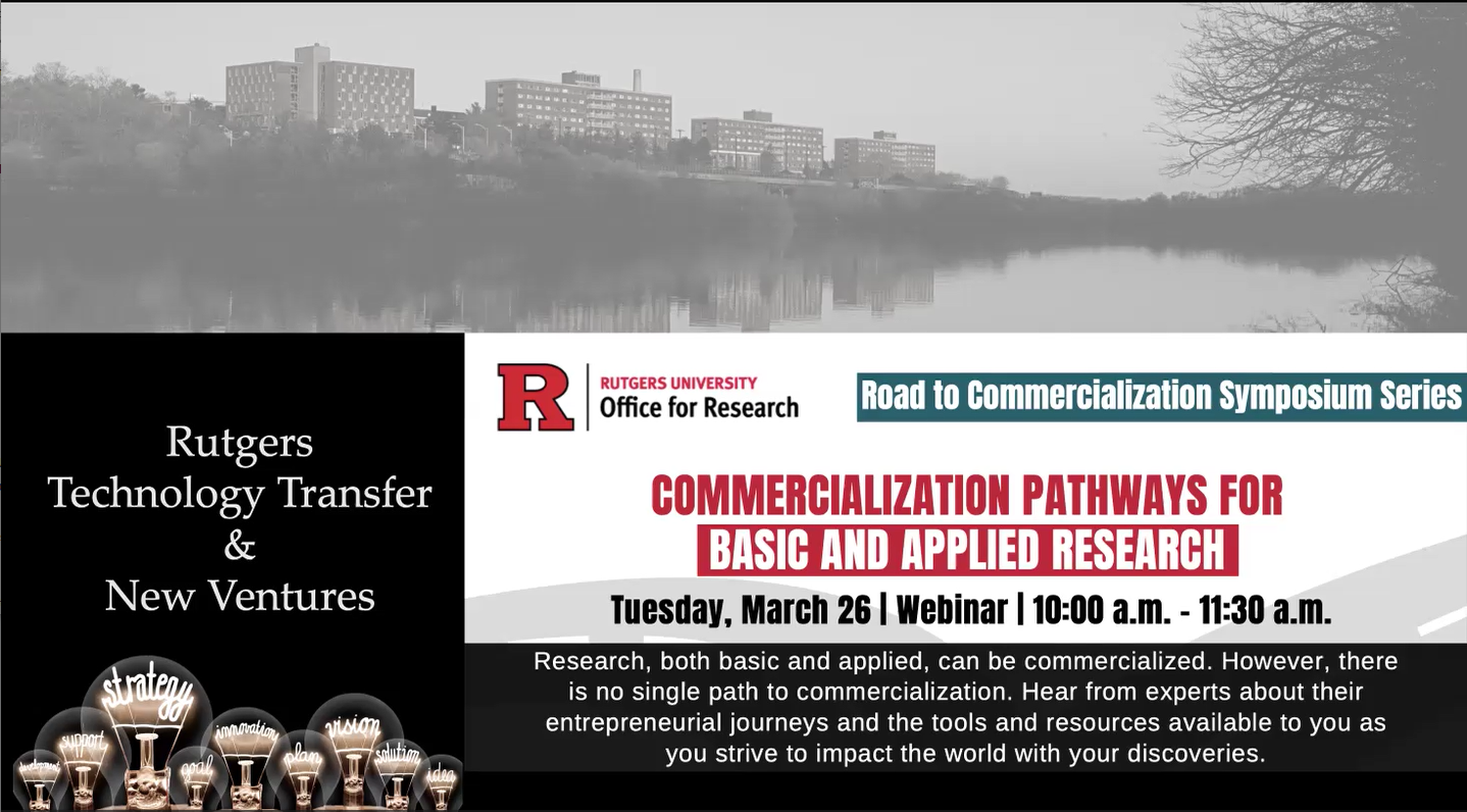 Road to Commercialization Symposium Series - Commercialization Pathways ...