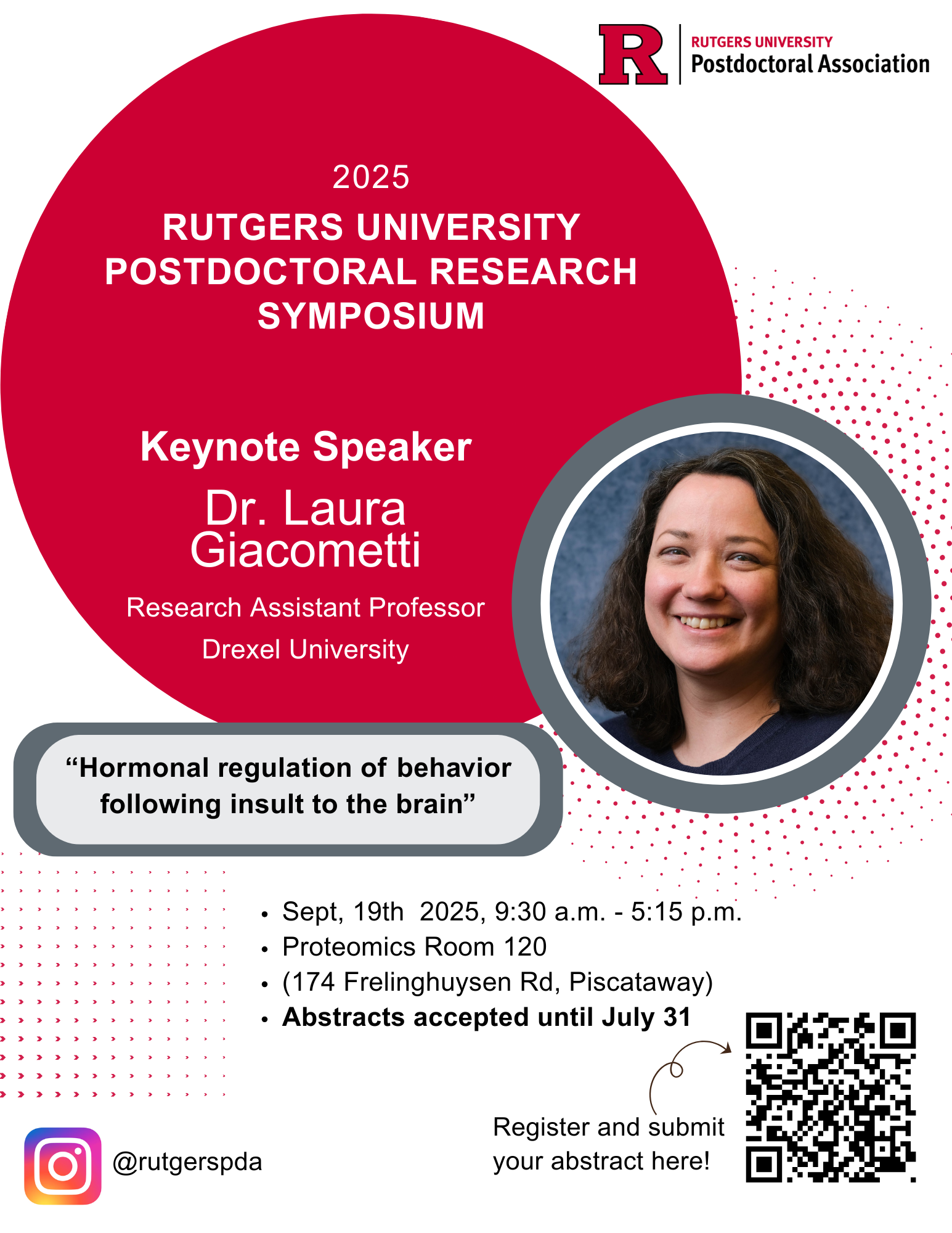 2025 Rutgers University Postdoctoral Research Symposium